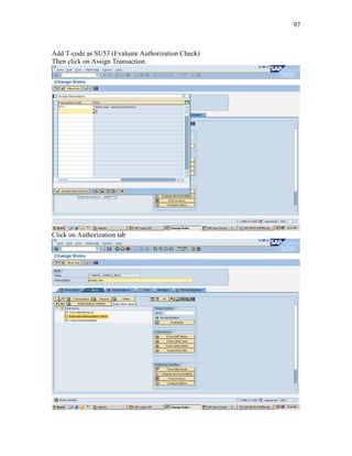sap basis transaction codes | PDF