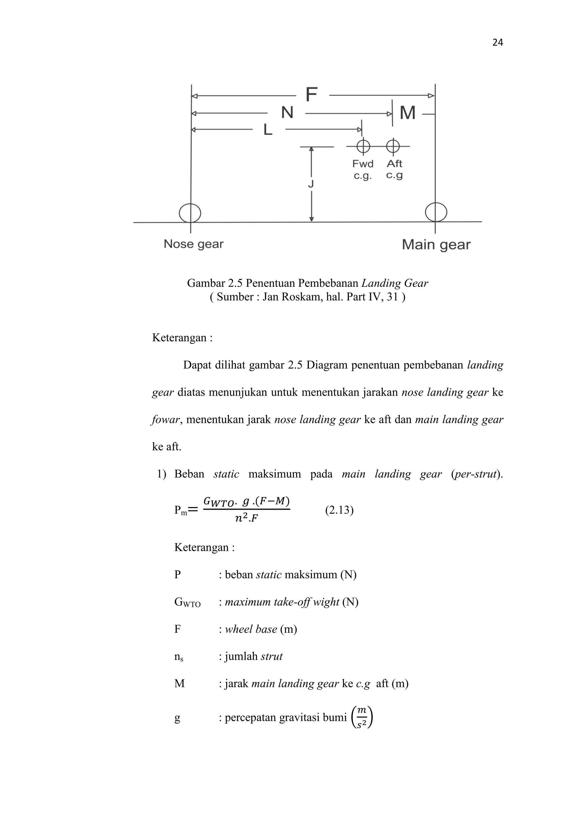 ANALISIS BEBAN STRUKTUR LANDING GEAR PADA PESAWAT KT-1B | PDF