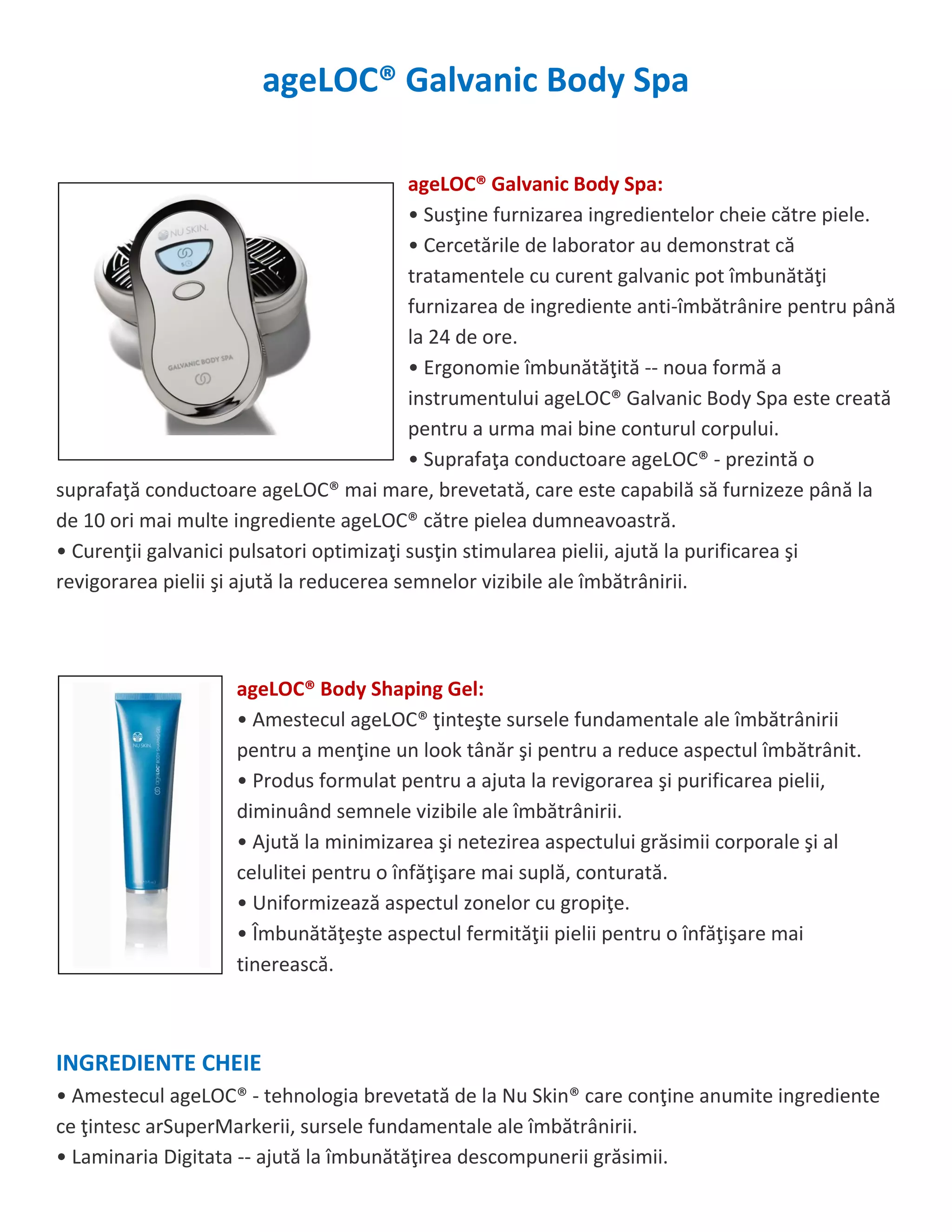 age loc galvanic body spa | PDF