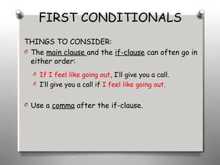 0 1 conditionals | PPT