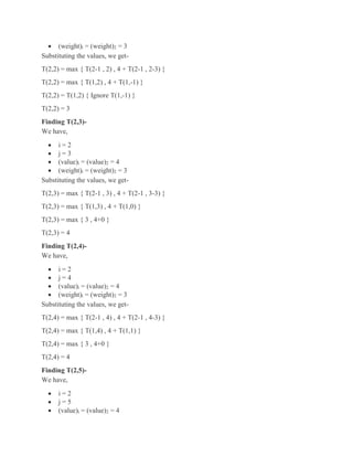 0-1 knapsack problem | PDF