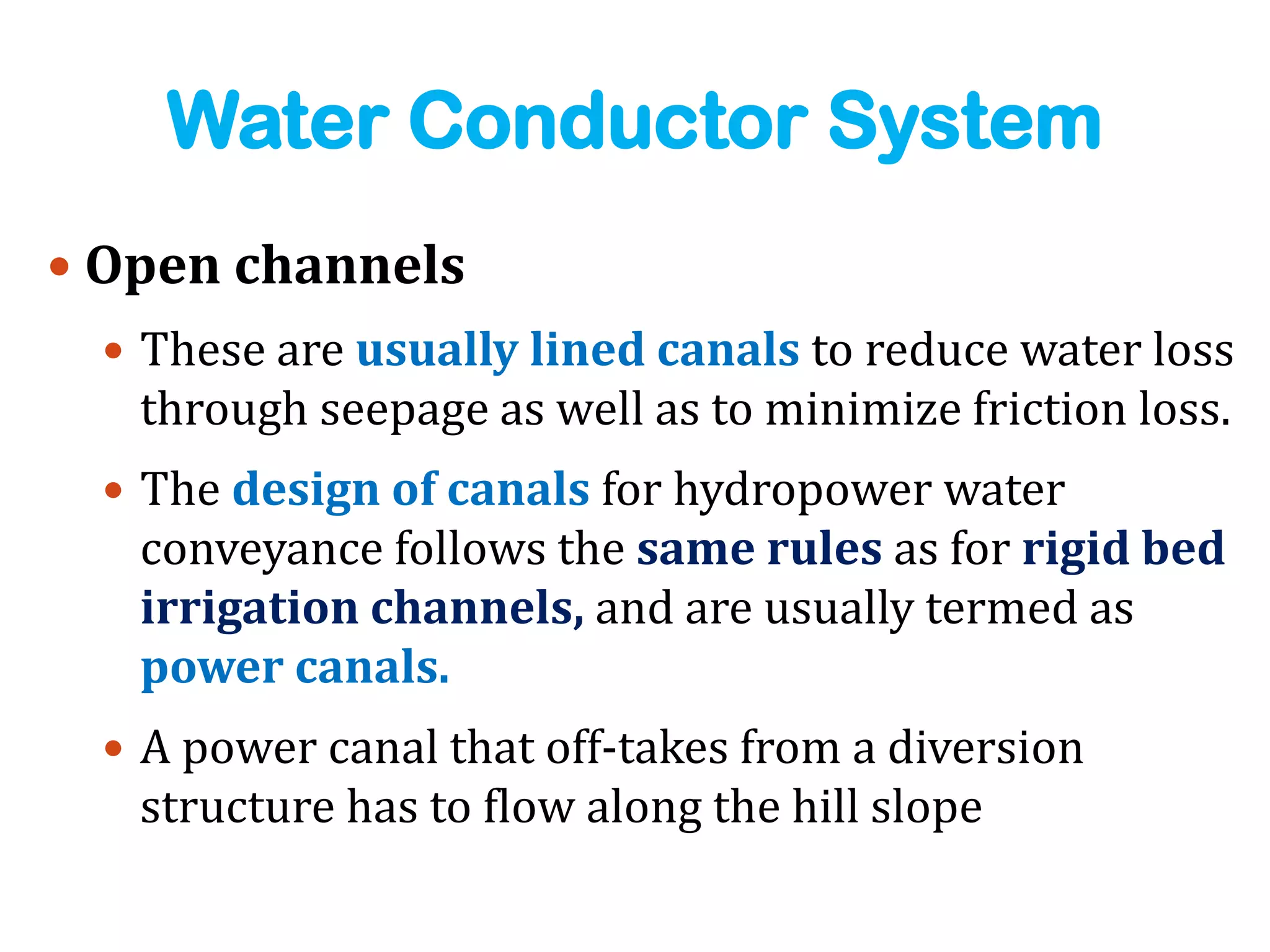 Elements of Water Conductor System | PDF