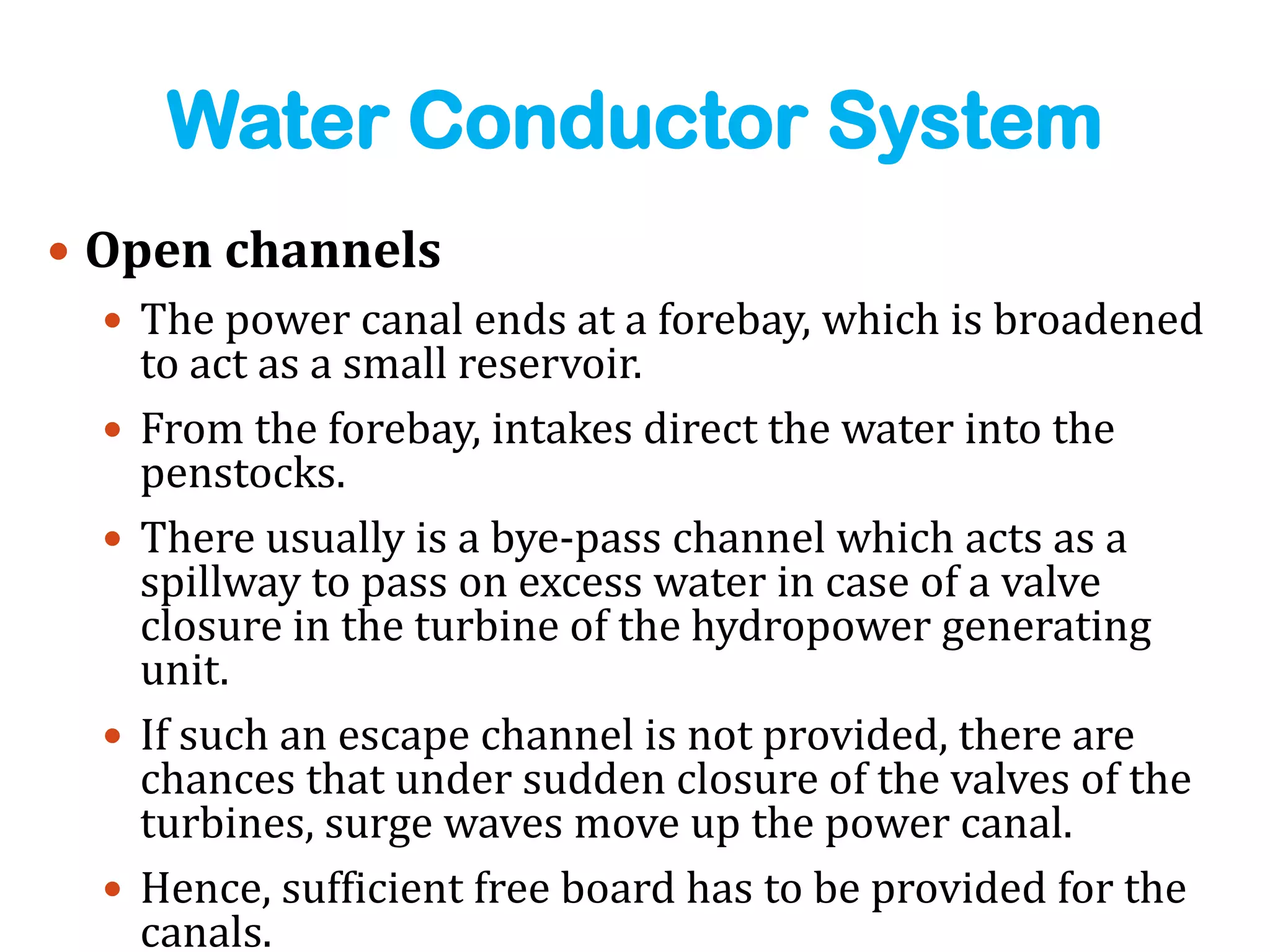 Elements of Water Conductor System | PDF