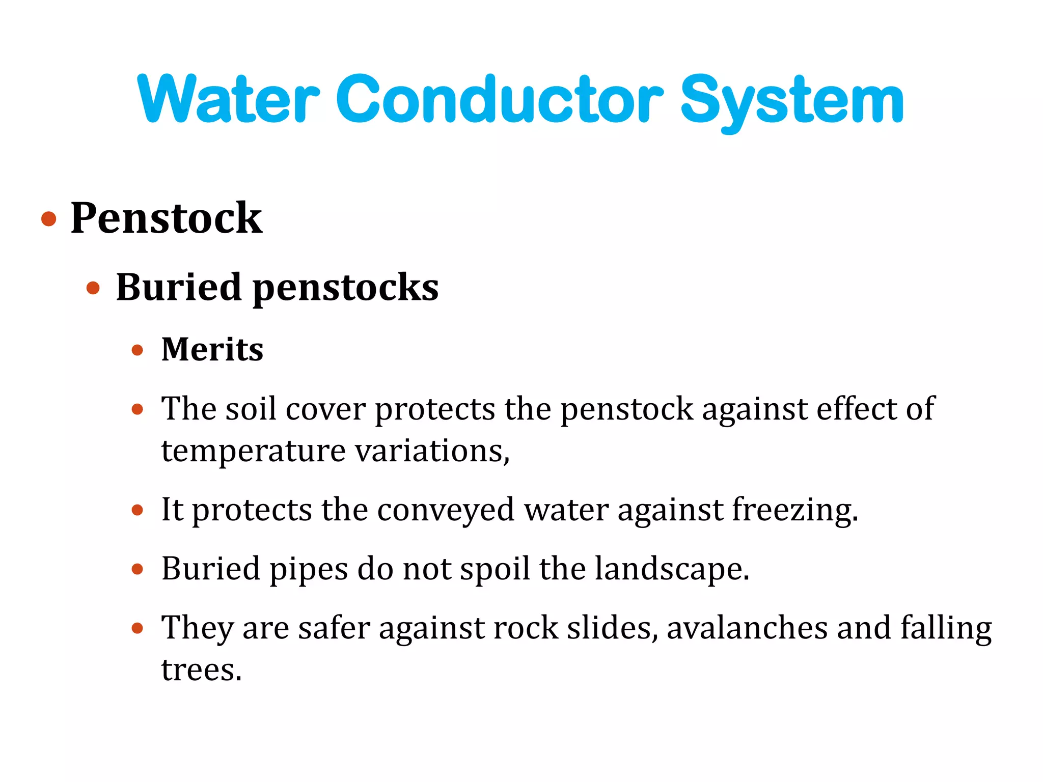Elements of Water Conductor System | PDF