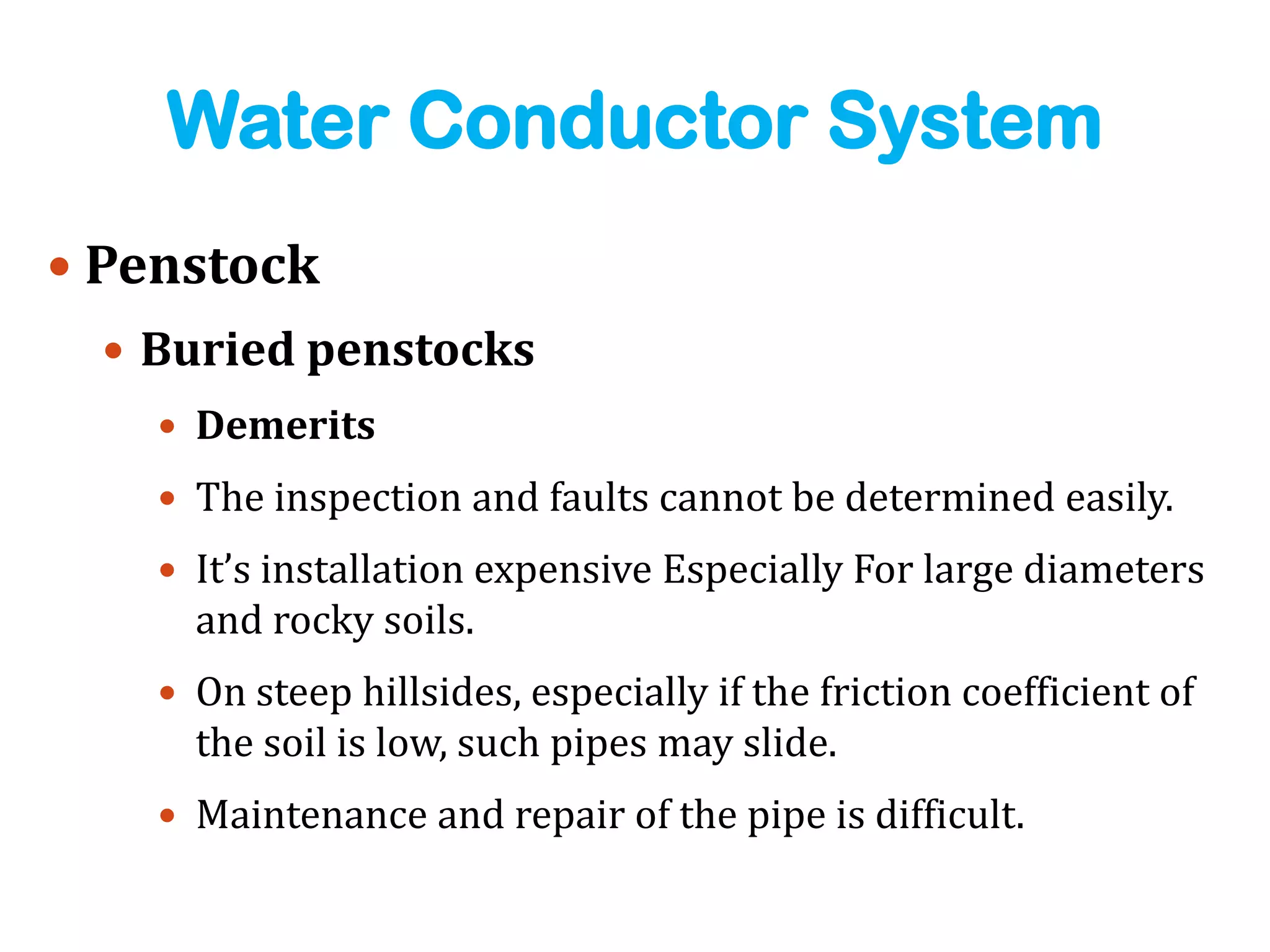 Elements of Water Conductor System | PDF