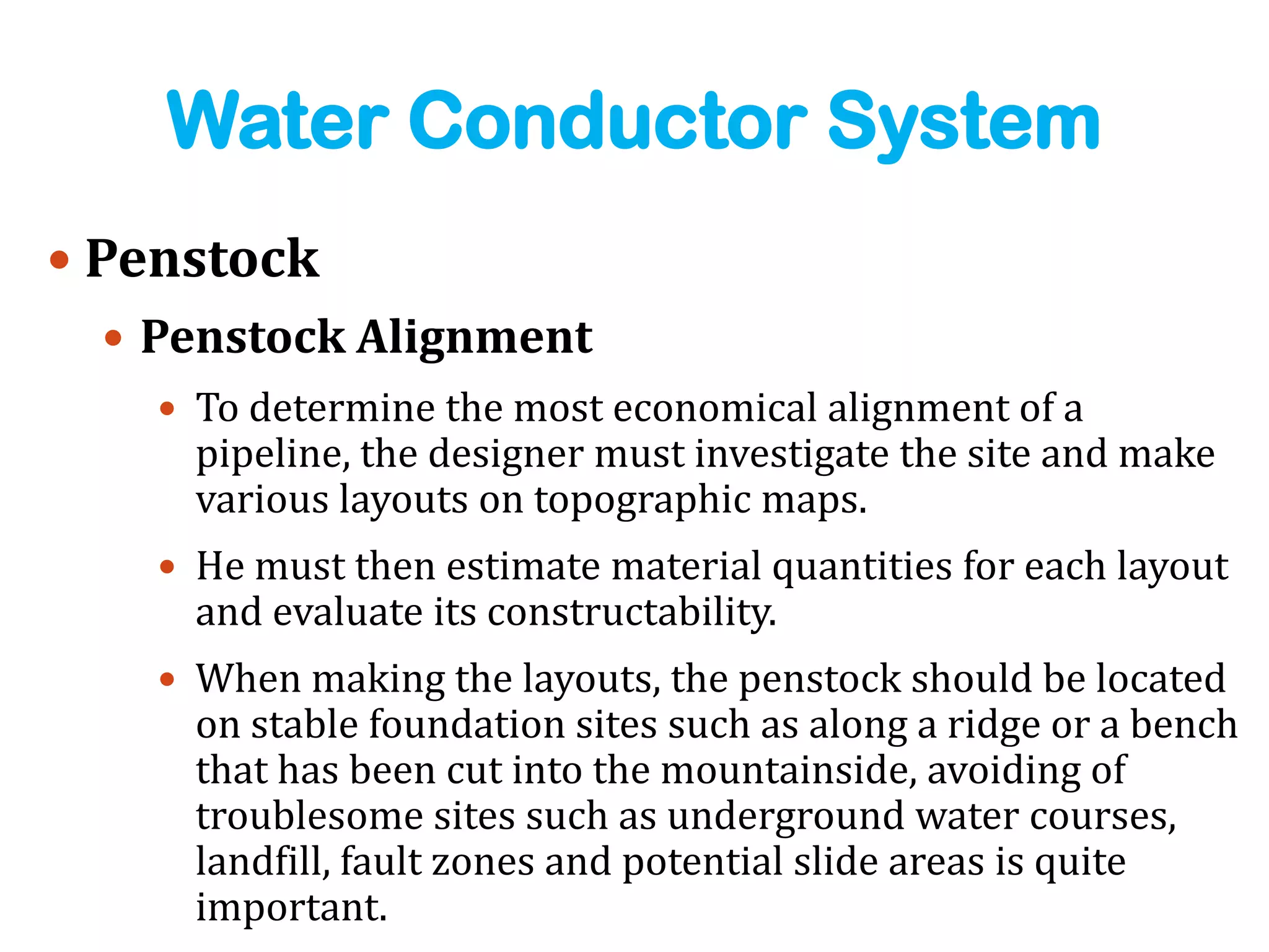 Elements of Water Conductor System | PDF