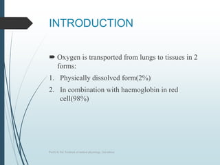 oxygen transport | PPTX