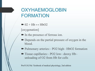 oxygen transport | PPTX