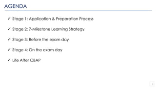 A Strategy to conquer CBAP examination | PDF