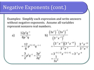 0.6 Rational Exponents | PPT