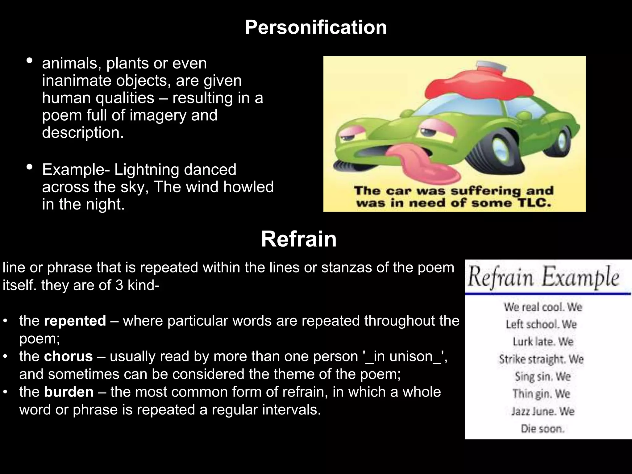poetic devices and there usage | PPTX