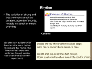 poetic devices and there usage | PPTX