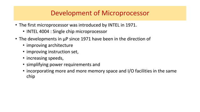 0.2 evolution of microprocessor | PPT
