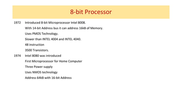 0.2 evolution of microprocessor | PPT