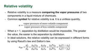 0.3 Basic concepts of distillation | PPTX