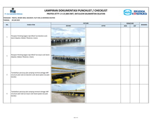0. Lampiran Checklist Punchlist Jetty 15.000 DWT.pdf
