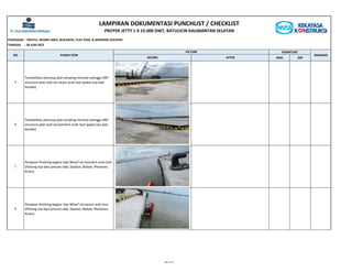 0. Lampiran Checklist Punchlist Jetty 15.000 DWT.pdf