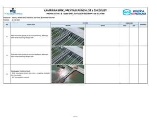 0. Lampiran Checklist Punchlist Jetty 15.000 DWT.pdf