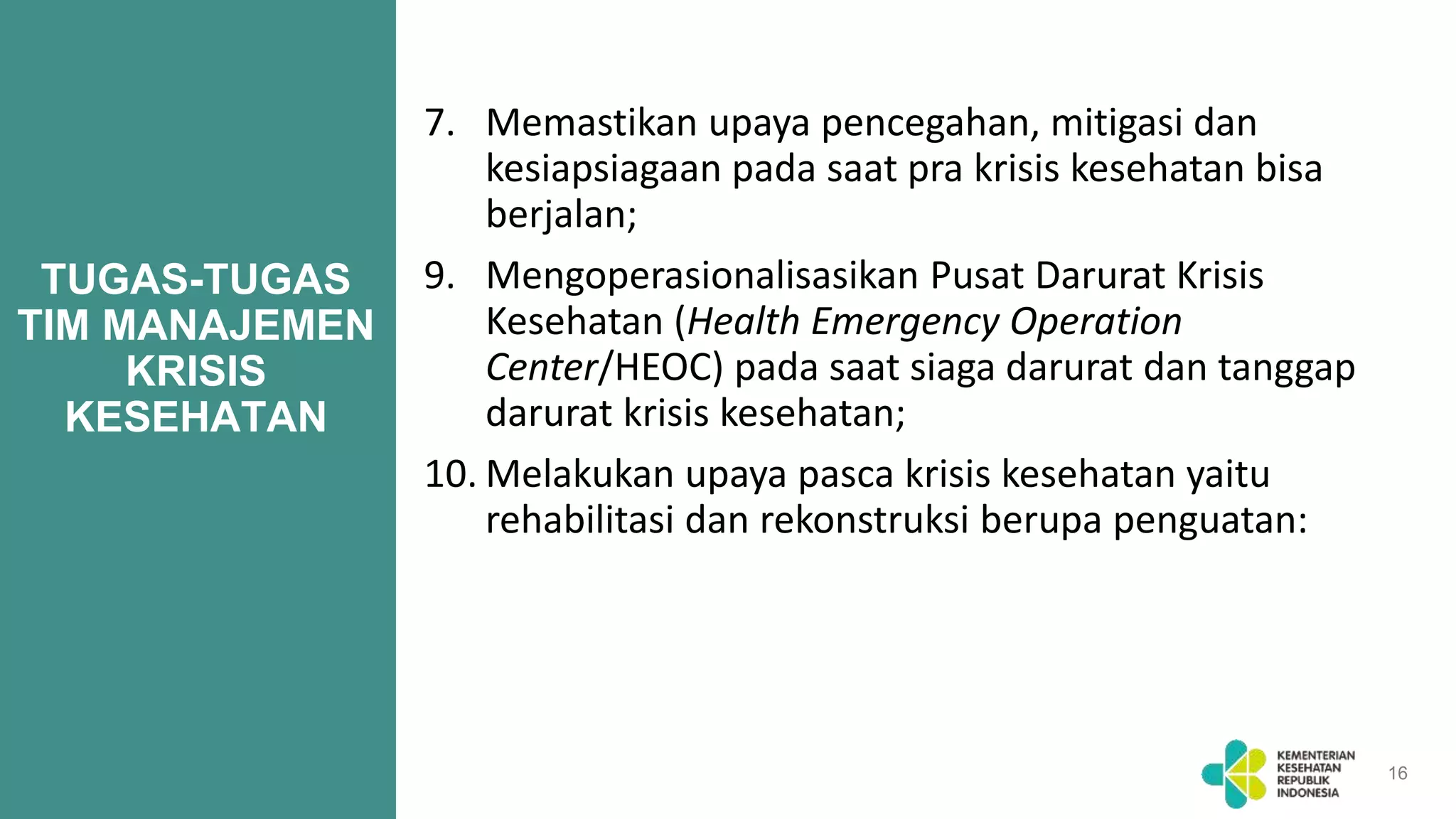 0. Kebijakan Pengelolaan Krisis Kesehatan.pptx