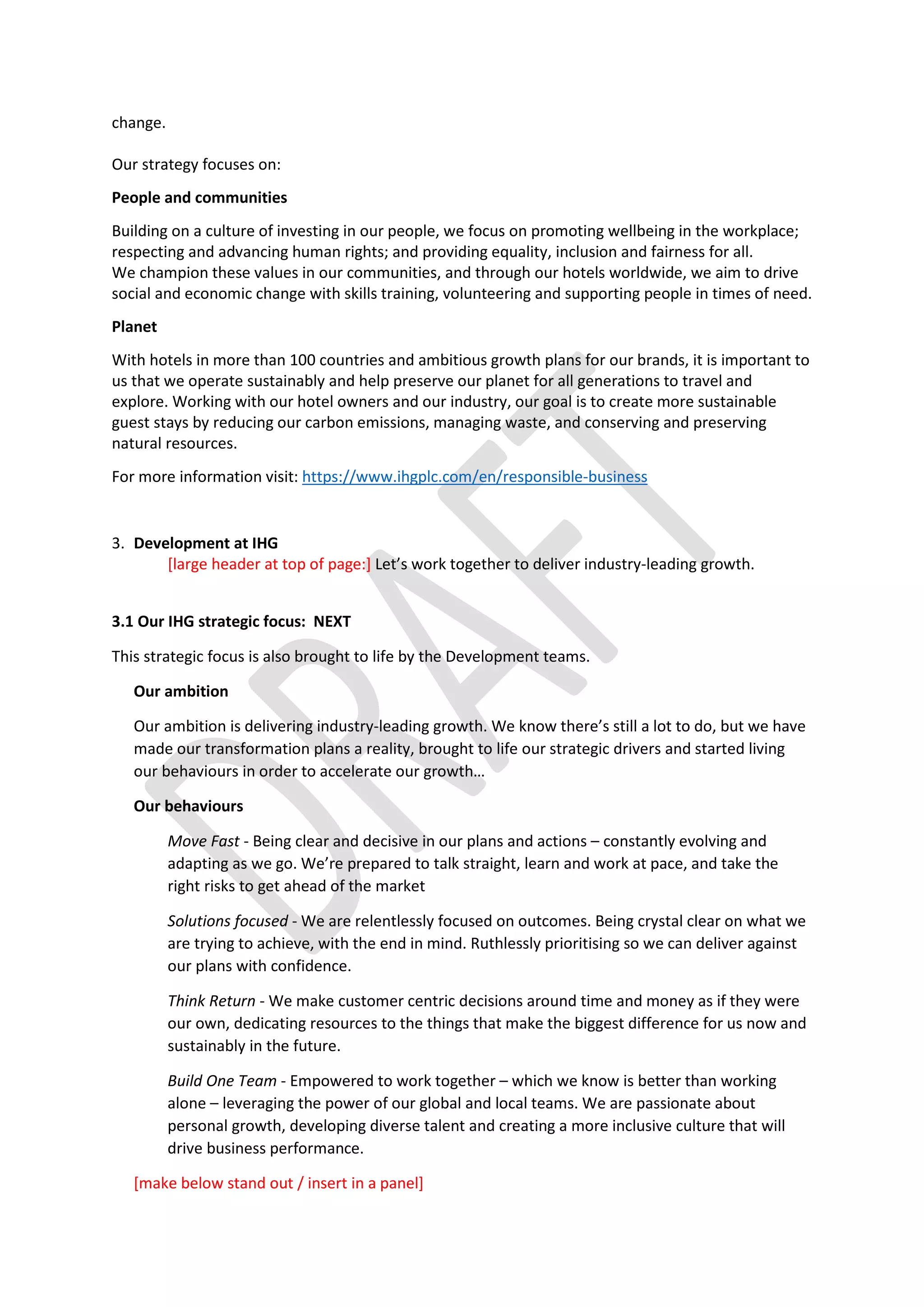 IHG EMEA Development | PDF