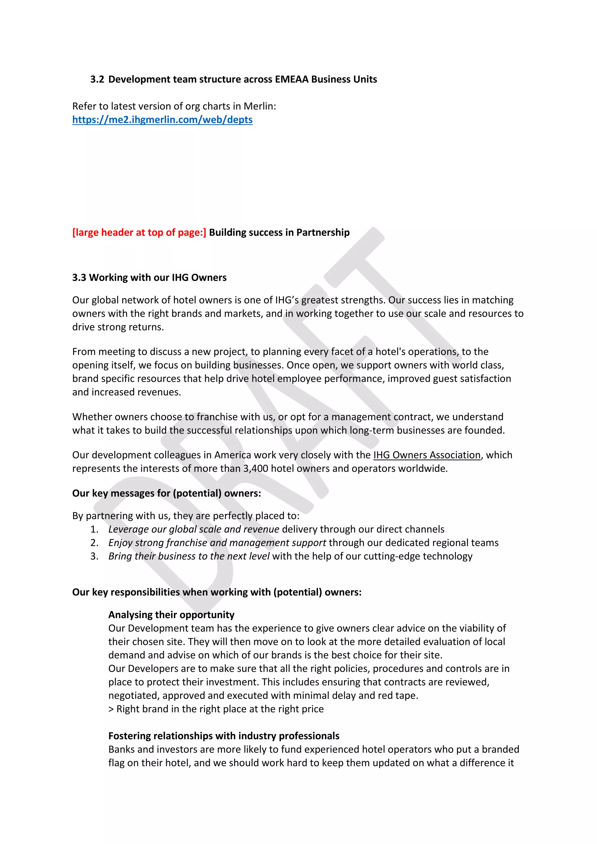 IHG EMEA Development | PDF | Hospitality Industry | Industries