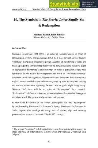 The Scarlet Letter Symbolism