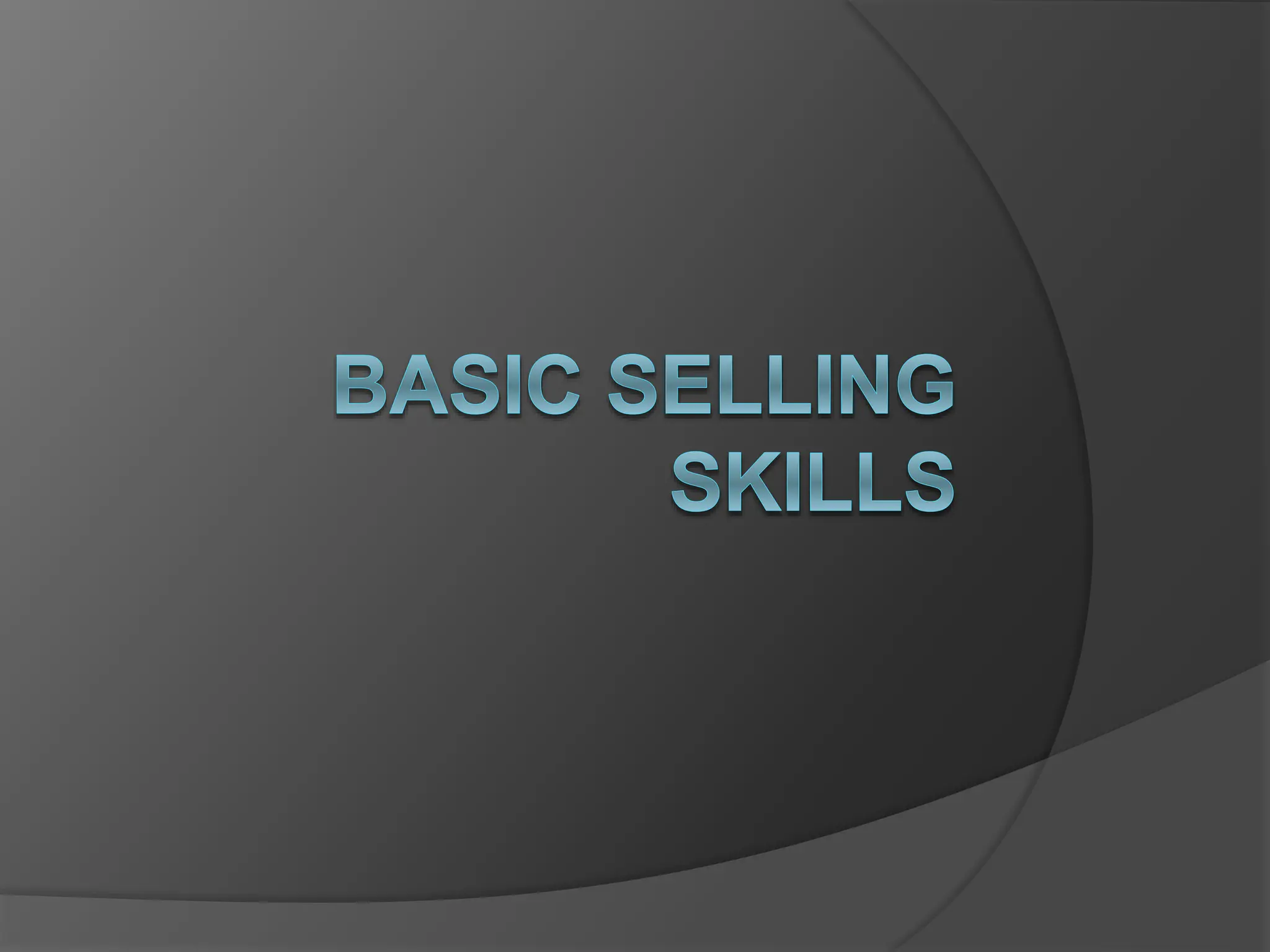 Basic Selling Skill.pptx