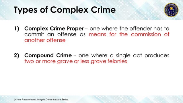 0. Lecture Series on PNP MC 2018-050.pdf | Crime & Harmful Acts to ...