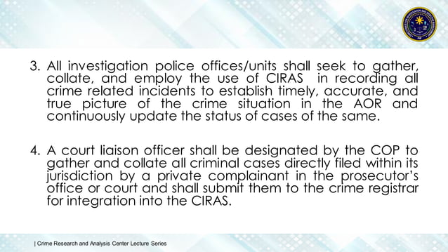 0. Lecture Series on PNP MC 2018-050.pdf | Crime & Harmful Acts to ...