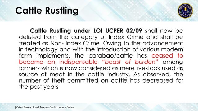 0. Lecture Series on PNP MC 2018-050.pdf | Crime & Harmful Acts to Individuals, Society & Human ...