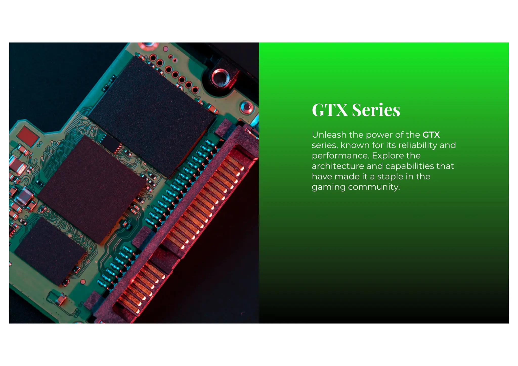 rtx vs gtx grafix card | PPT