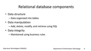 relational management computer engineering | PPT