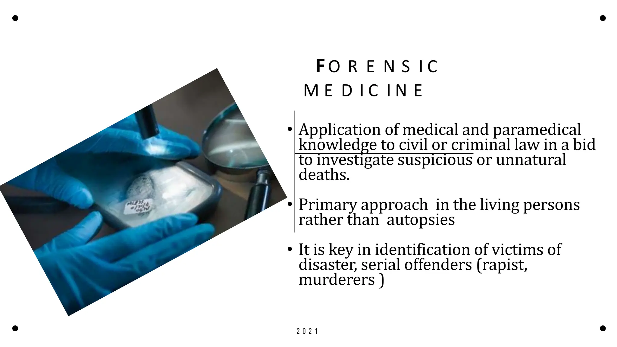 INTRODUCTION TO BASIC FORENSIC PATHOLOGY | PPTX