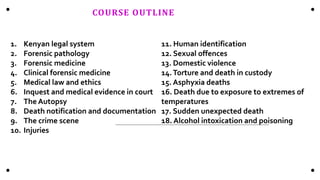 INTRODUCTION TO BASIC FORENSIC PATHOLOGY | PPTX