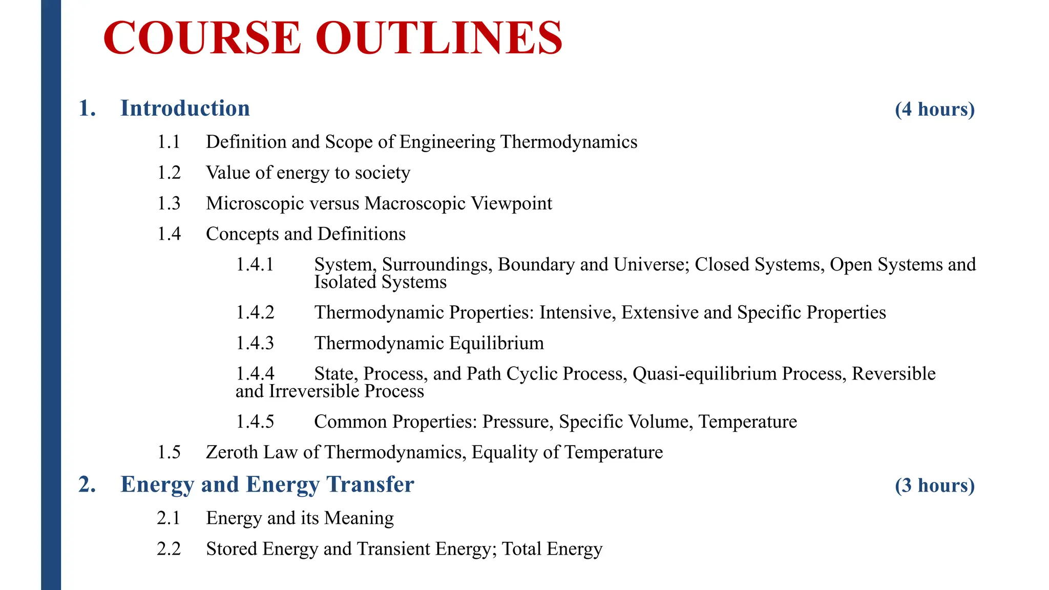 Fundamental of Thermodynamics Syllabus.pptx