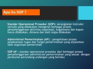 CONTOH Penyusunan SOP Kecamatan Kelurahan Kota Kediri 12-13 Juni 2024.pdf