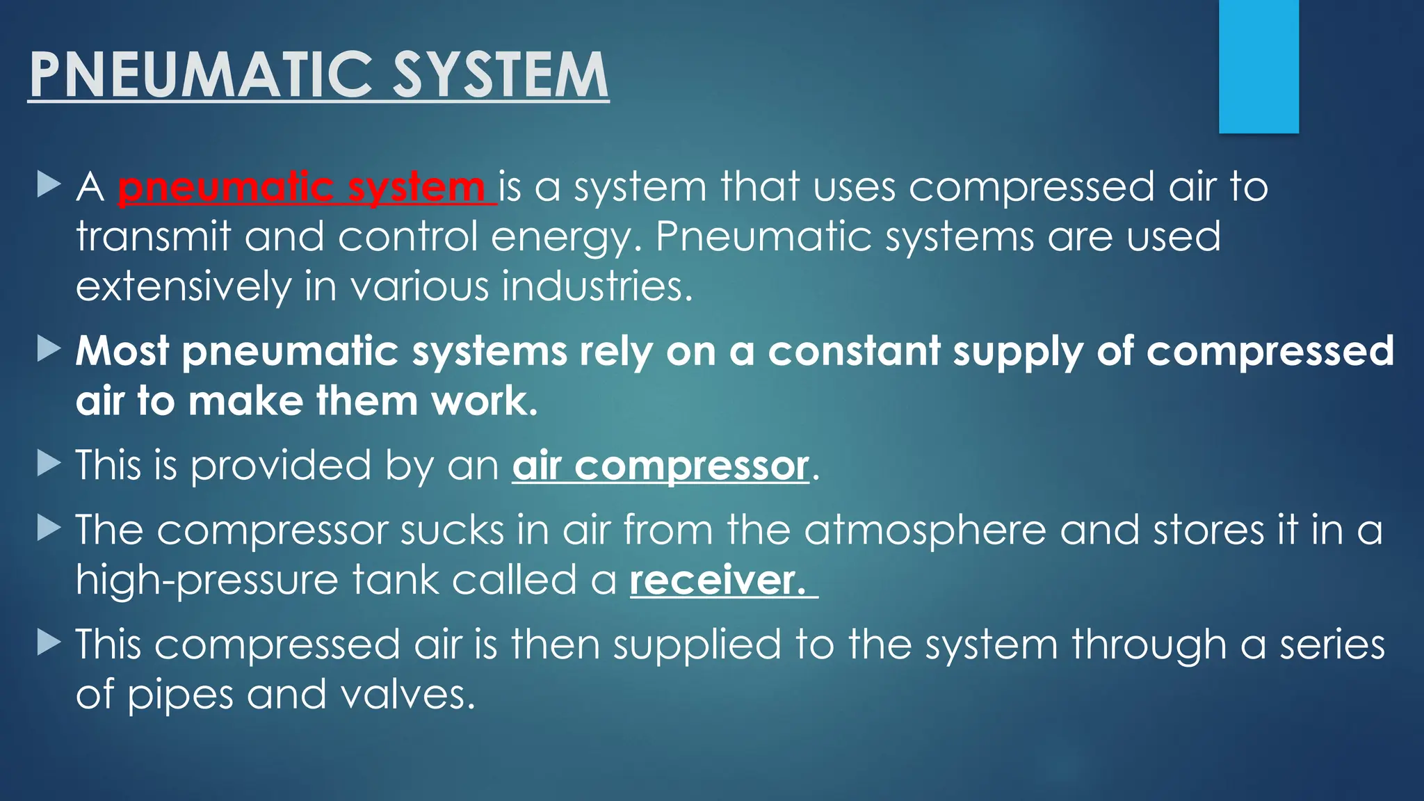 Introduction to Basic Pneumatics System and Applications | PPTX | Technology & Computing