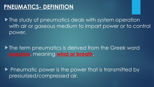 Introduction to Basic Pneumatics System and Applications | PPTX ...