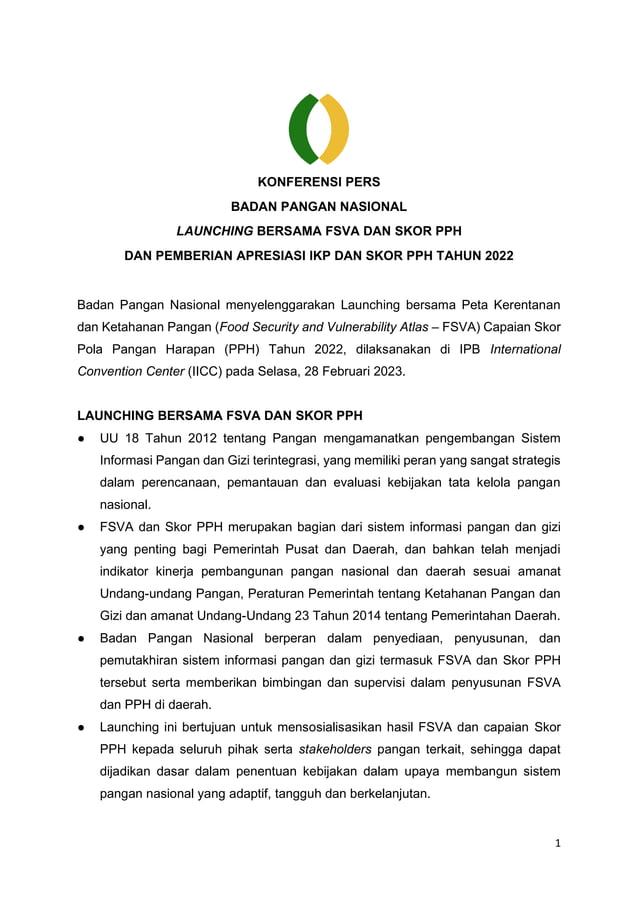 0. Bahan Kaban - Konferensi Pers Launching PPH FSVA.pdf