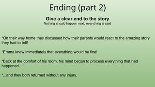 Story writing task for first for schools b2 cambridge | PPTX