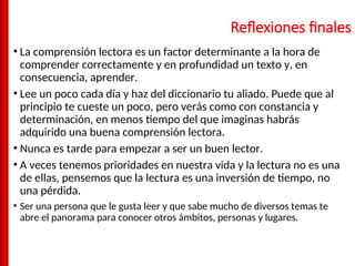 POWER POINT COMPRENSION LECTORA Y LENGUAJE.ppt