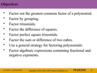 0.5 Factoring Polynomials Factoring Polynomials.pptx