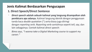 Types of Sentences is Definition of Sentence dan Unsur-unsur Kalimat ...
