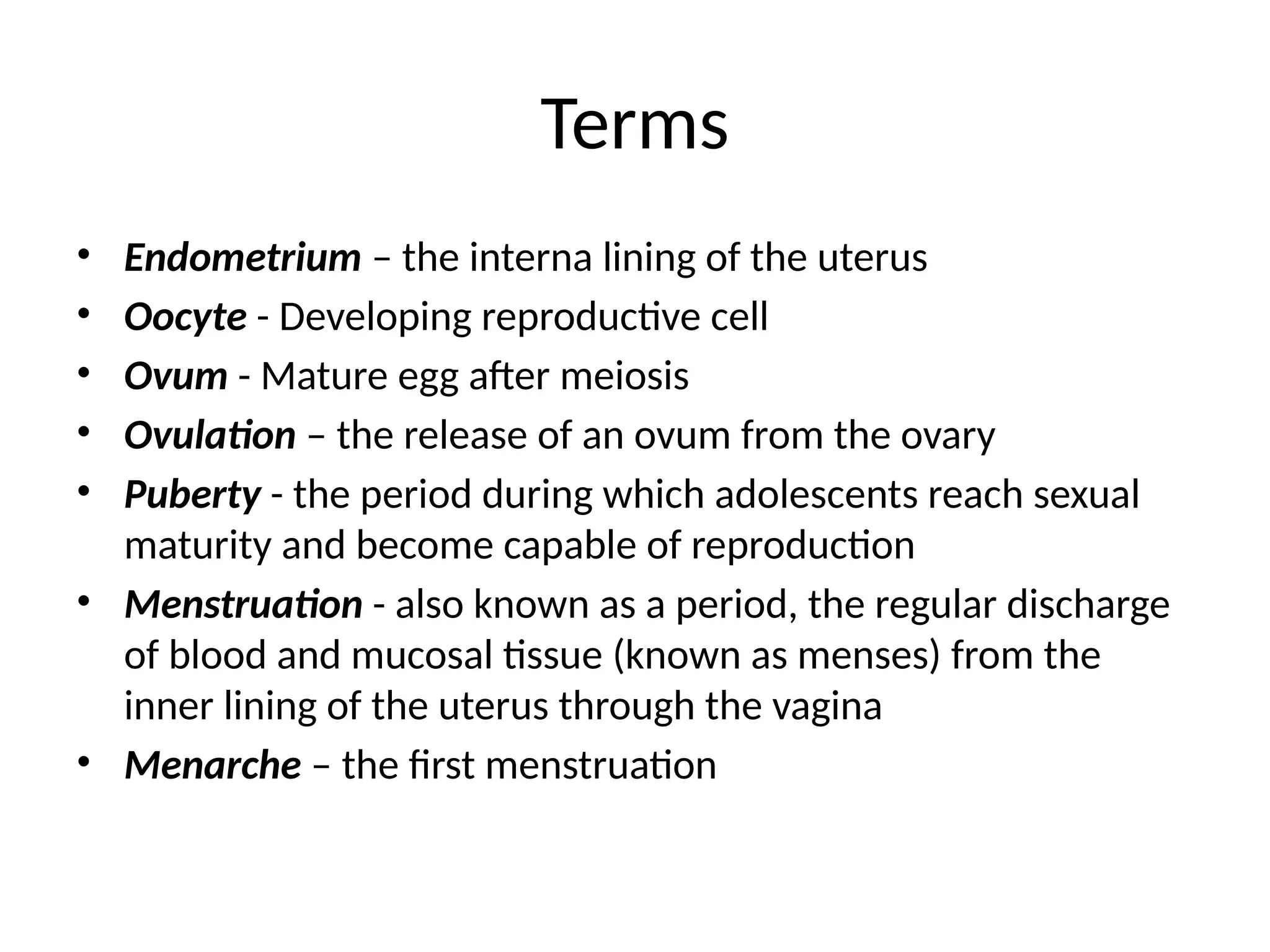 The Female Reproduction Physiology power | PPTX