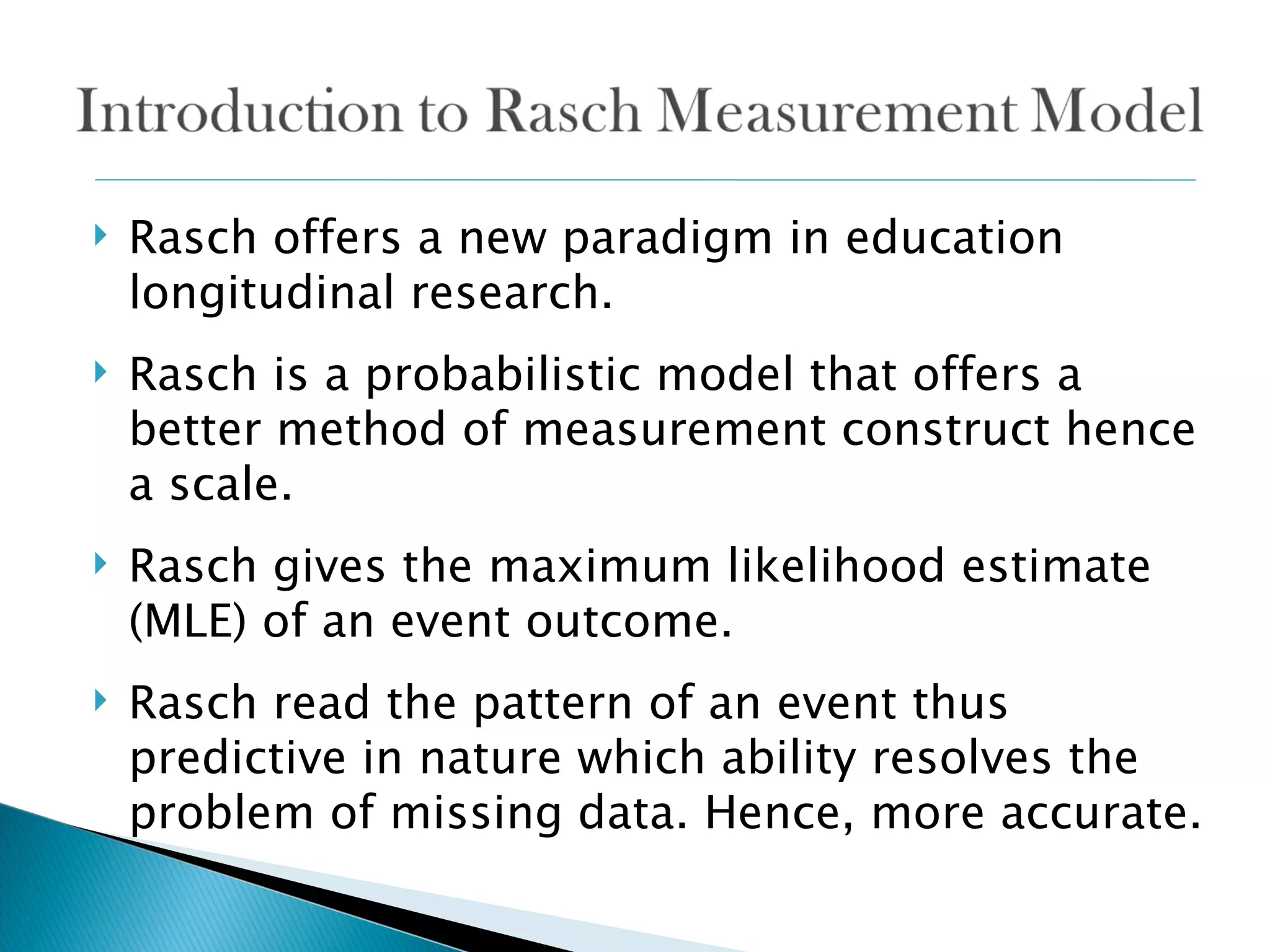Rasch Model Theorem_Scale Construct | PPT