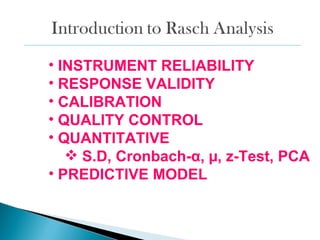 Rasch Model Theorem_Scale Construct | PPT