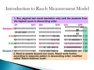 Rasch Model Theorem_Scale Construct | PPT