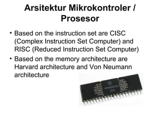 0.3 arsitektur mikrokontroler | PPT