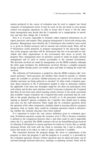 THE DISCREPANCY EVALUATION MODEL | PDF