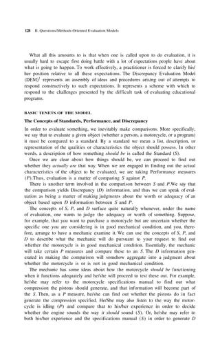 THE DISCREPANCY EVALUATION MODEL | PDF